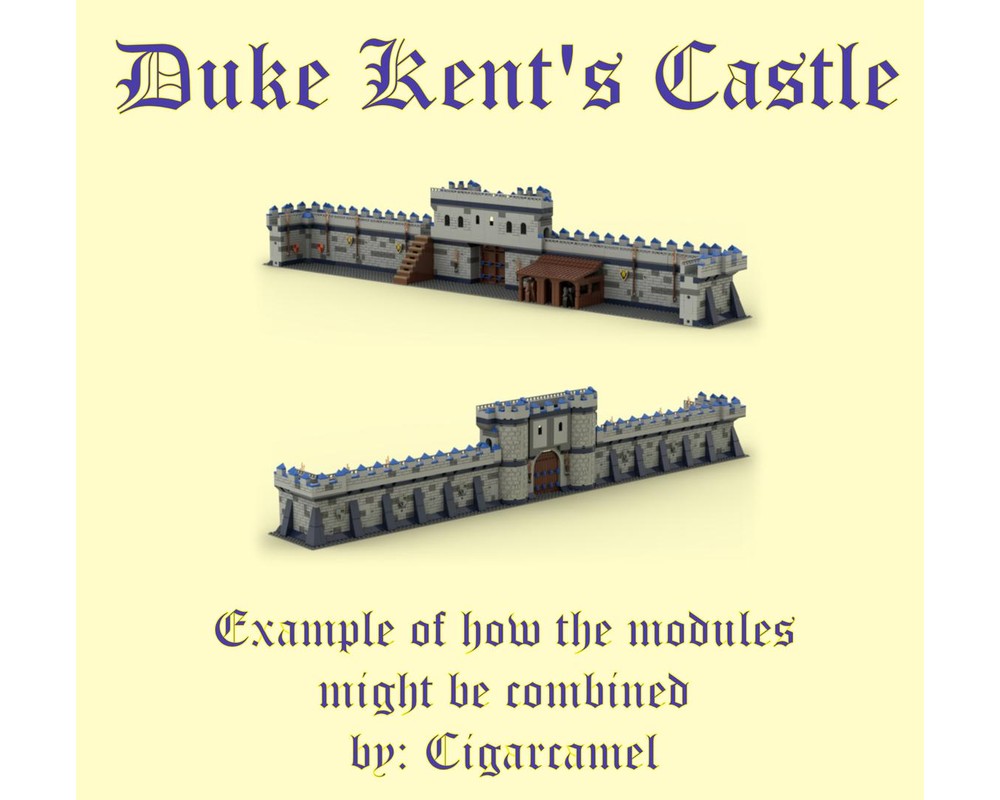 LEGO MOC Duke Kent's Castle -Corner Wall Inverted by cigarcamel ...