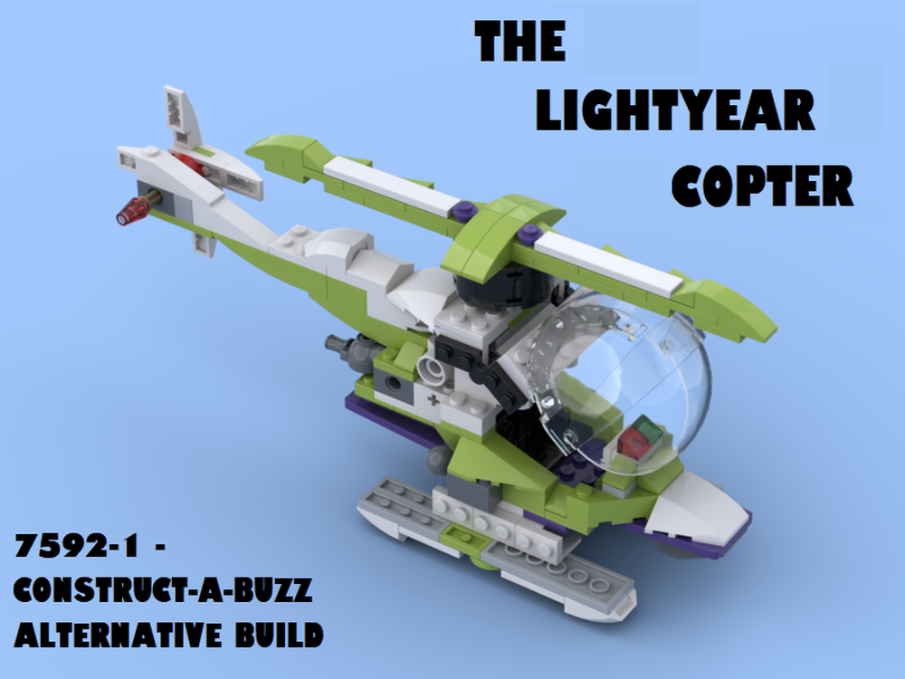 LEGO MOC The Lightyear Copter by jaredhinton | Rebrickable - Build with ...