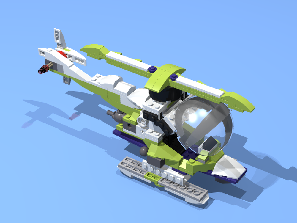 LEGO MOC The Lightyear Copter by jaredhinton | Rebrickable - Build with ...
