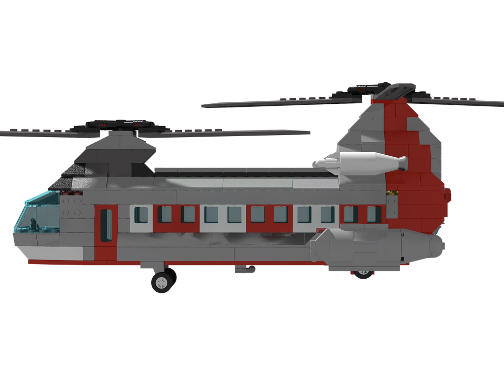 LEGO MOC Tandem Helicopter by LBBDE | Rebrickable - Build with LEGO