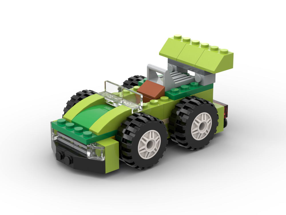 LEGO MOC Racing Car by BrickBrush | Rebrickable - Build with LEGO