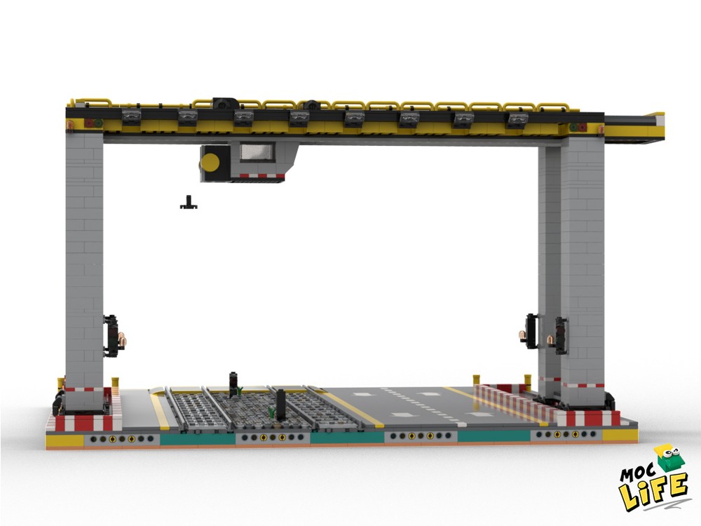 LEGO MOC-48396 Rail mounted crane by MocLife | Rebrickable - Build with ...