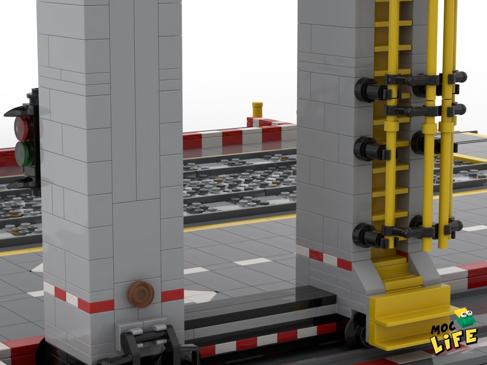 LEGO MOC-48396 Rail mounted crane by MocLife | Rebrickable - Build with ...