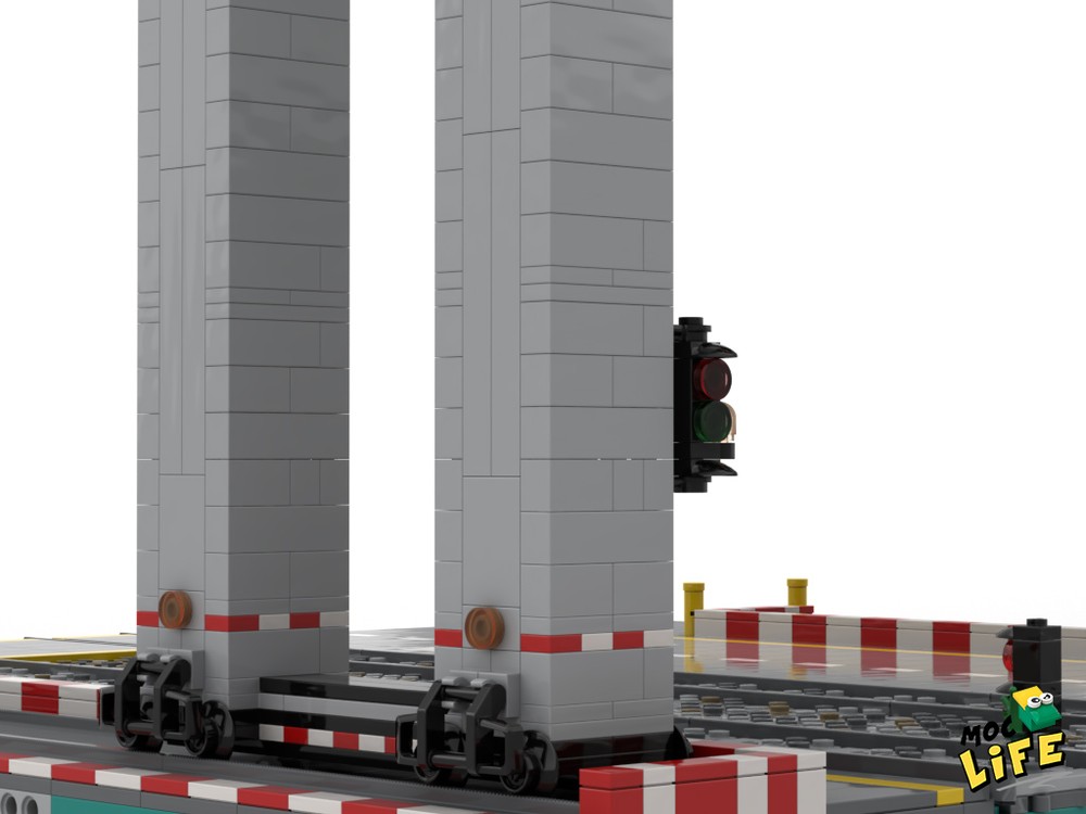 LEGO MOC-48396 Rail mounted crane by MocLife | Rebrickable - Build with ...