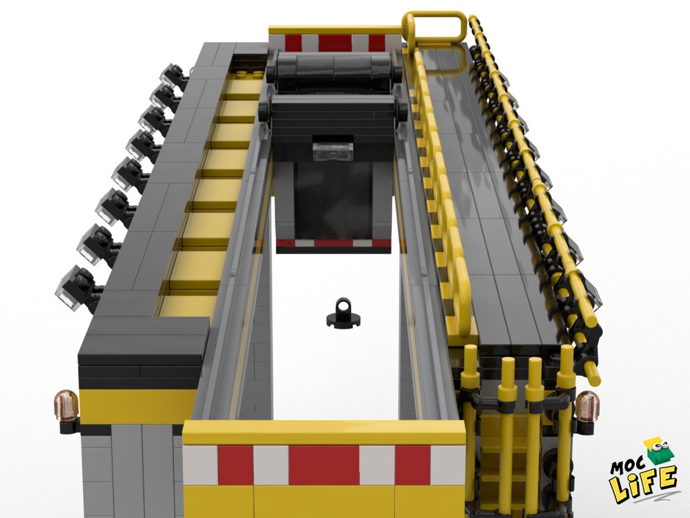 LEGO MOC-48396 Rail mounted crane by MocLife | Rebrickable - Build with ...