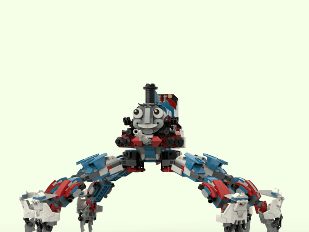 LEGO MOC Thomas the Tank Spider by Kodiak Bricks | Rebrickable - Build ...
