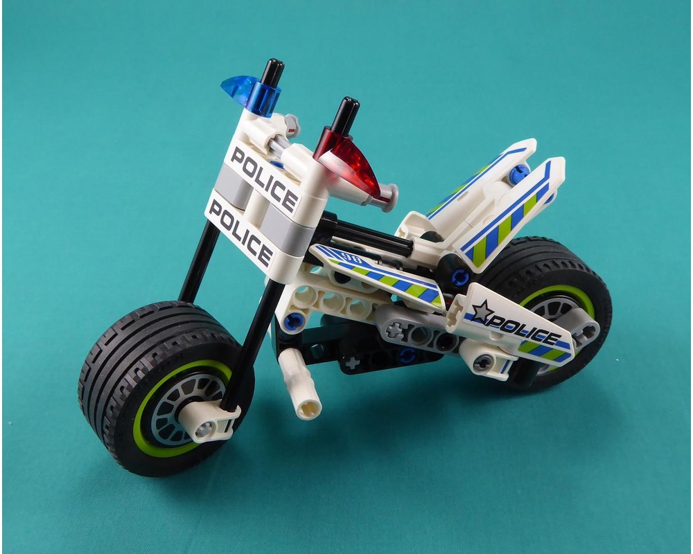 LEGO MOC Police Motorcycle 42047 C Model by BrickFlux | Rebrickable ...