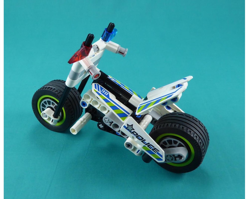 LEGO MOC Police Motorcycle 42047 C Model by BrickFlux | Rebrickable ...