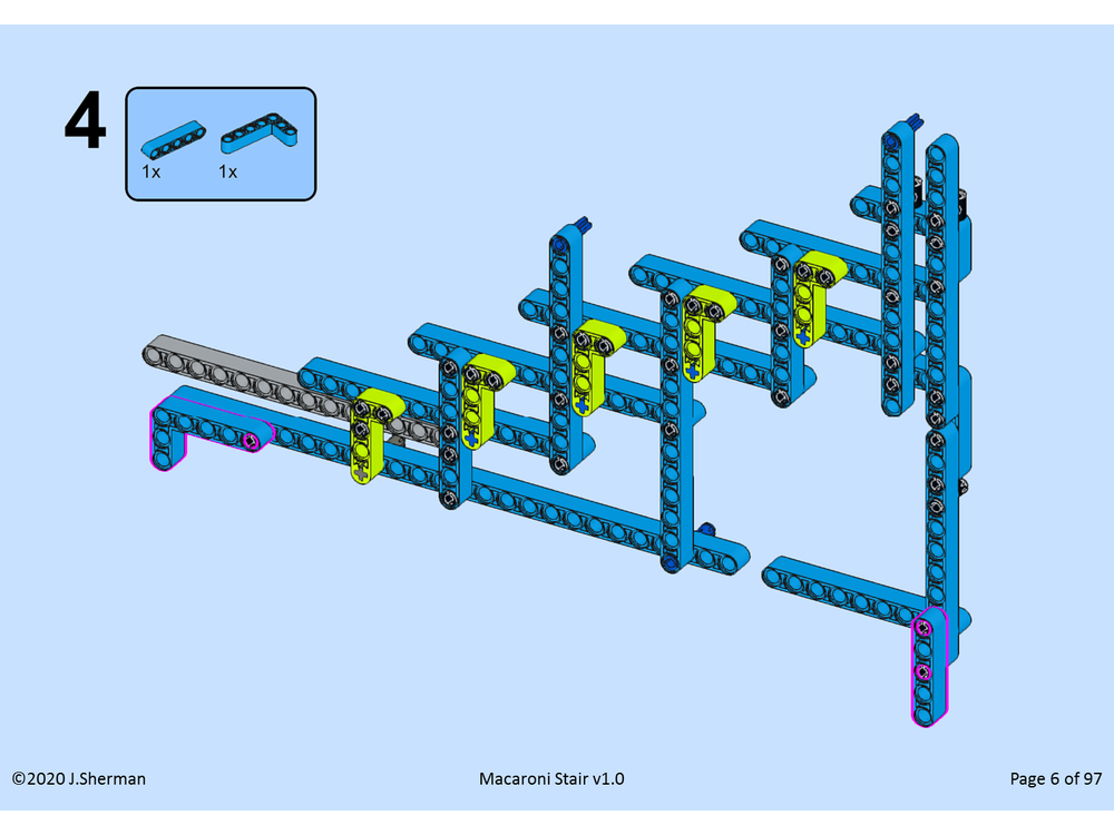 LEGO MOC Macaroni Stair Lego GBC Module by jjsherm2 | Rebrickable ...