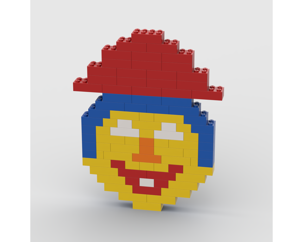LEGO MOC Brick Face by L1ma | Rebrickable - Build with LEGO