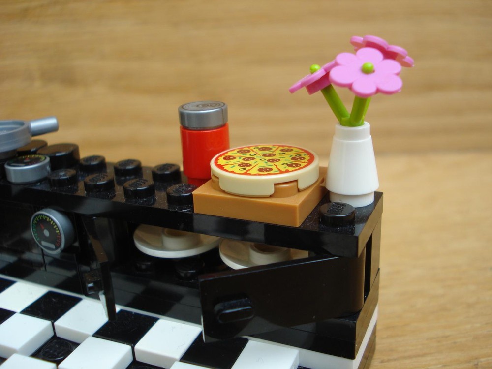 LEGO MOC Kitchen for Modular House by Nicole1 | Rebrickable - Build ...