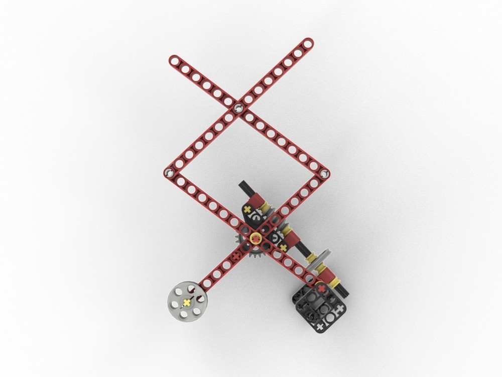 LEGO MOC Worm gear design - Elevator by hlw | Rebrickable - Build with LEGO