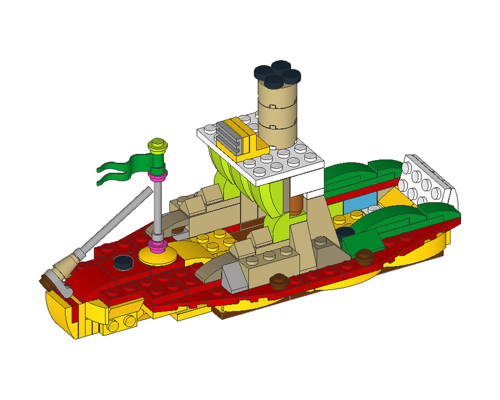 LEGO MOC 40411 Creative Car Ferry by Nequmodiva | Rebrickable - Build ...