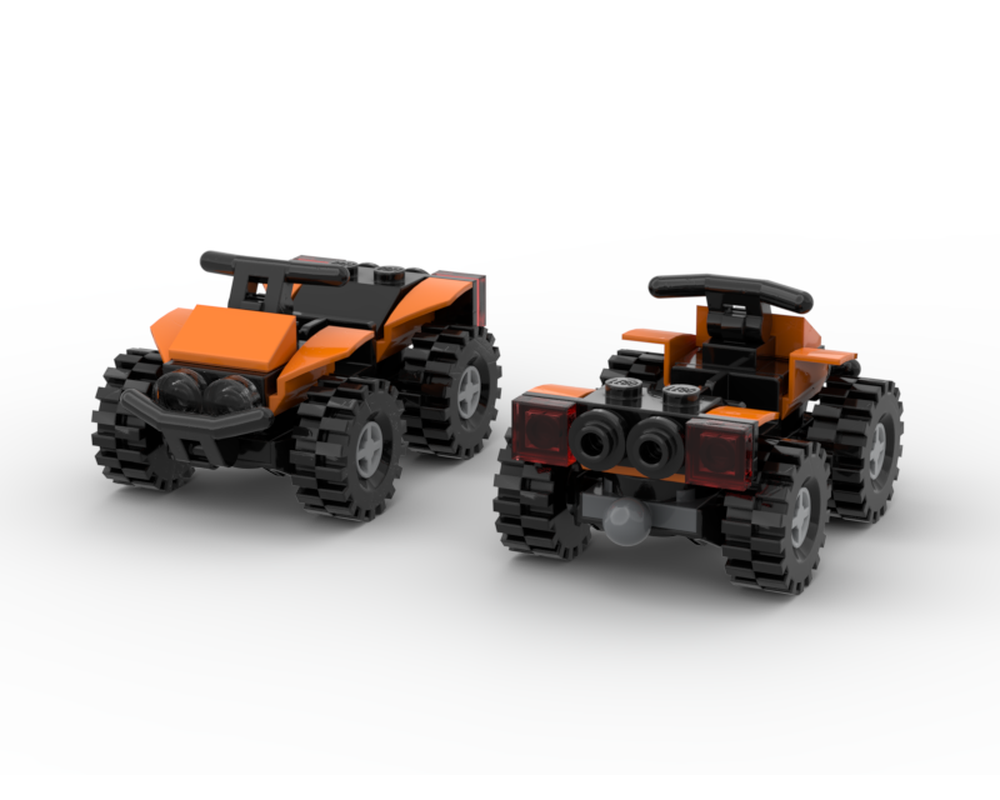 LEGO MOC Orange Quad by legocarreplicas | Rebrickable - Build with LEGO