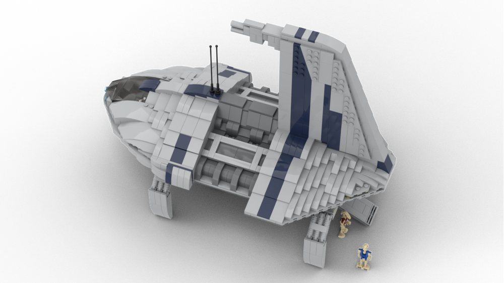 LEGO MOC Separatist Transport Shuttle by RendiliBricks | Rebrickable ...