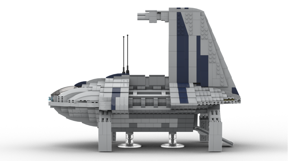 LEGO MOC Separatist Transport Shuttle by RendiliBricks | Rebrickable ...