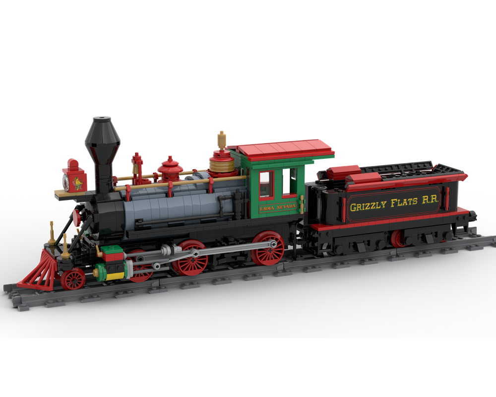 LEGO MOC Grizzly Flats Loco by Yellow.LXF | Rebrickable - Build with LEGO
