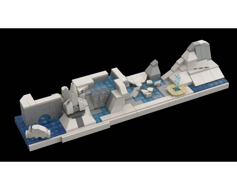 LEGO MOC Iceland in winter - Nature Architecture by untergeher ...