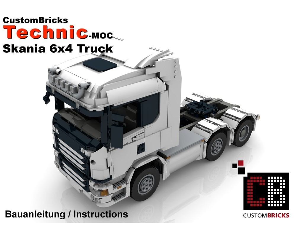 LEGO MOC Custom RC 6x4 Truck by CustomBricks.de | Rebrickable - Build ...
