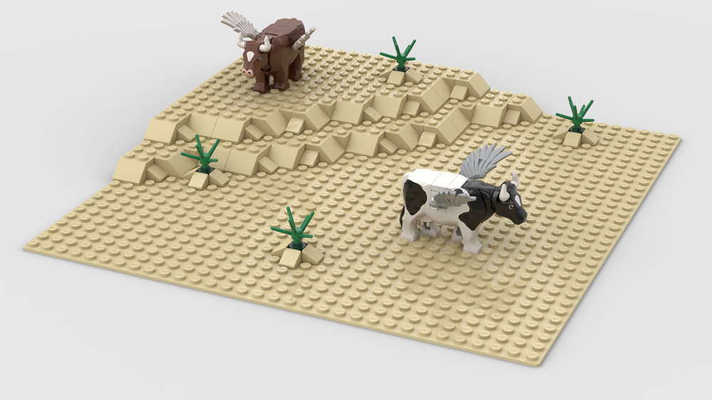LEGO MOC Bessie and Martin the Flying Cows by KristinaLegoMaker ...