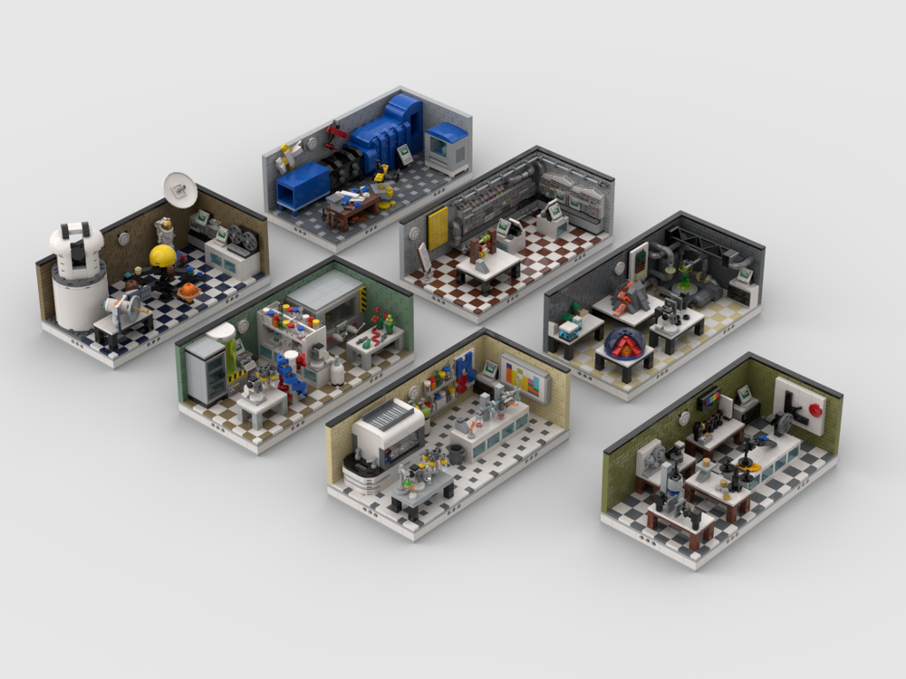 Lego Moc Lab Set Pack Build From 7 Mocs By Gabizon Rebrickable