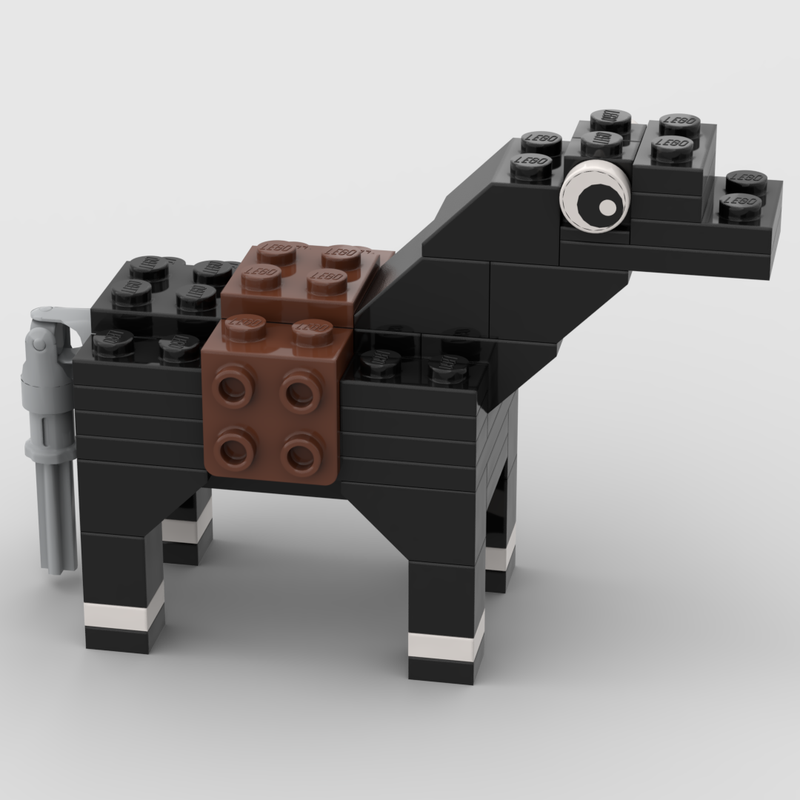 LEGO MOC Horse by L1ma | Rebrickable - Build with LEGO