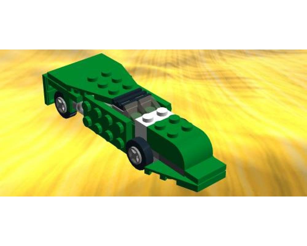 LEGO MOC Green Racer by TeagueO | Rebrickable - Build with LEGO