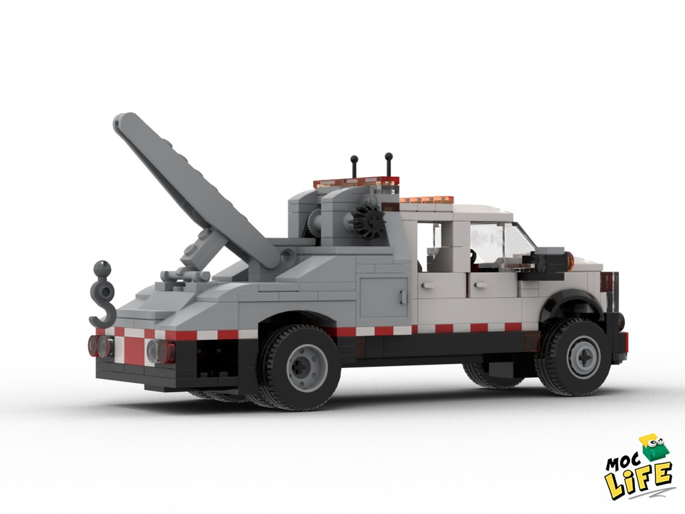 LEGO MOC Ford F-450 quad cab dually towing by MocLife | Rebrickable ...