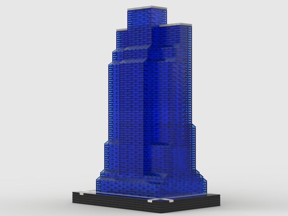 Lego Moc Citigroup Centre Chicago At 1650th Scale By Funnytacobunny