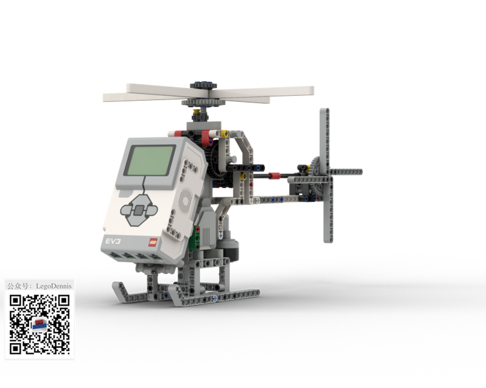 LEGO MOC helicopter/copter used 45544(mindstorms ev3) by lego-dennis ...