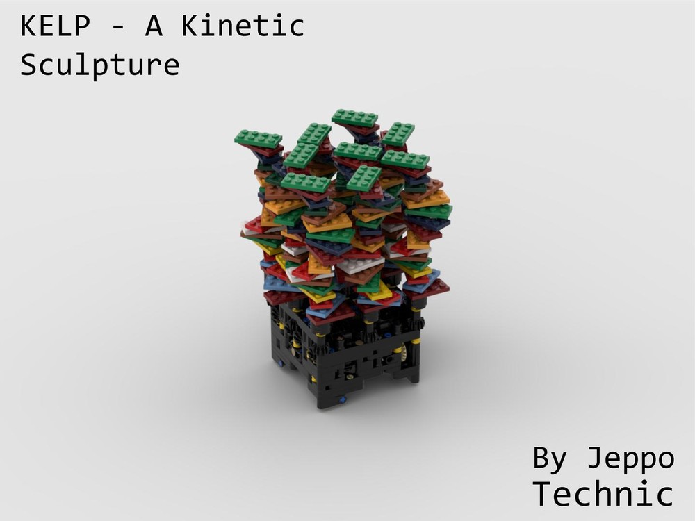 Lego Moc Kelp A Kinetic Sculpture By Jeppo Rebrickable Build With