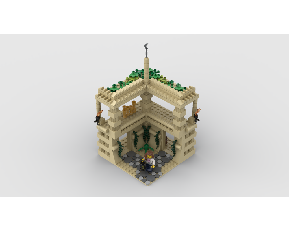 LEGO MOC Sacred Temple by KristinaLegoMaker | Rebrickable - Build with LEGO