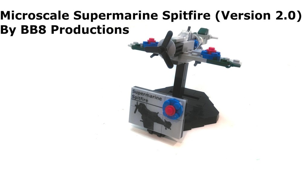 LEGO MOC Microscale Supermarine Spitfire (Version 2.0) by ...