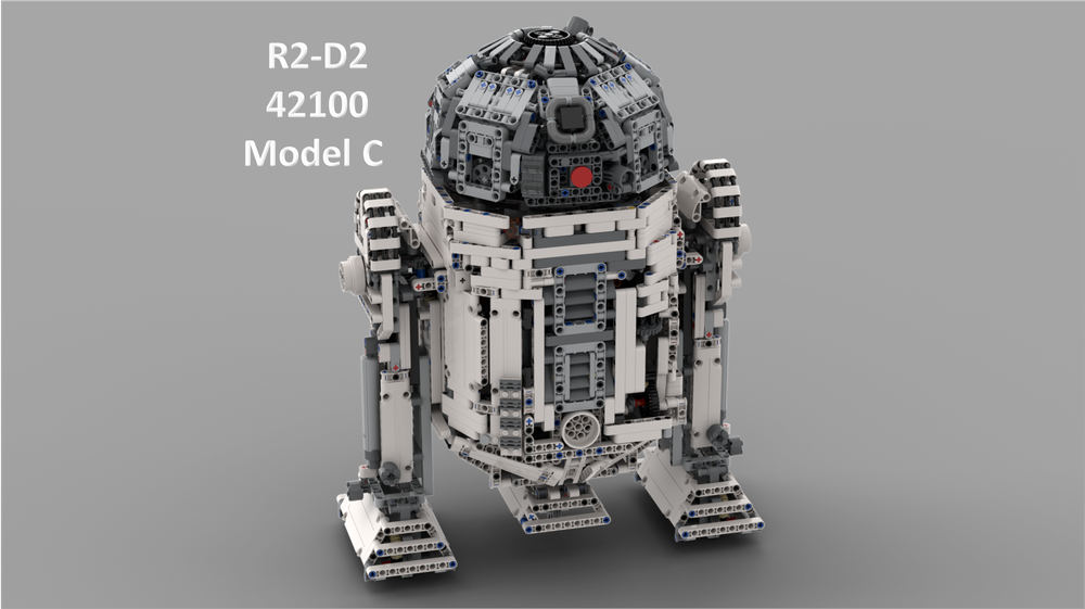 LEGO MOC 42100 Model C: R2-D2 by Plaatart | Rebrickable - Build with LEGO