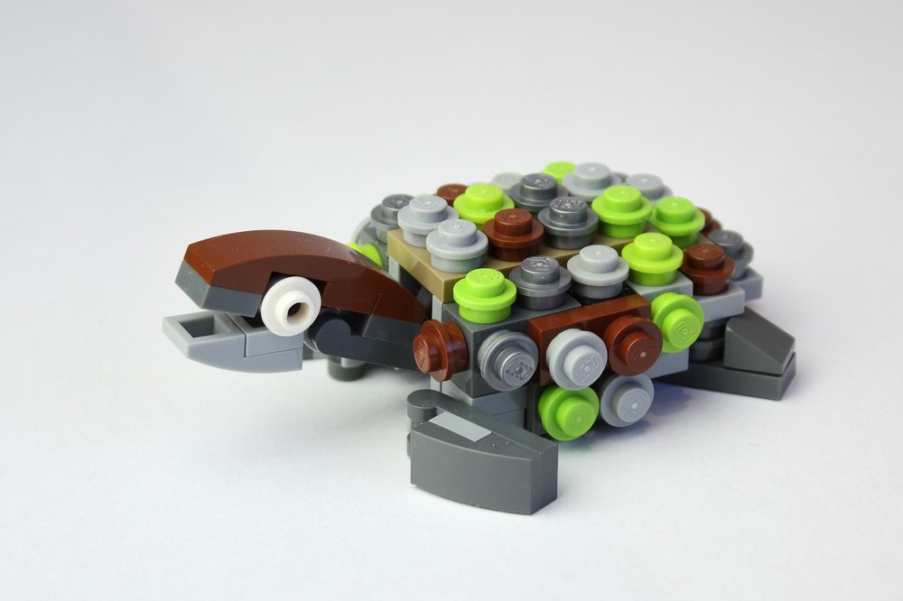 Lego Moc Small Green Turtle By Vir A Cocha Rebrickable Build With Lego