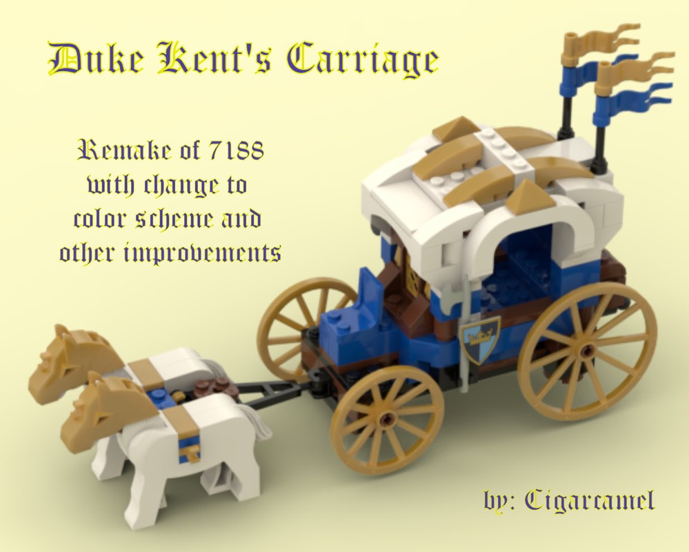 LEGO MOC Duke Kent's Castle - Carriage by cigarcamel | Rebrickable ...