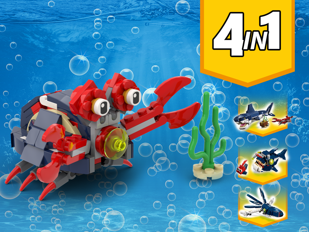 LEGO MOC 31088 Hermit crab Alternative Build by BuildMaster ...