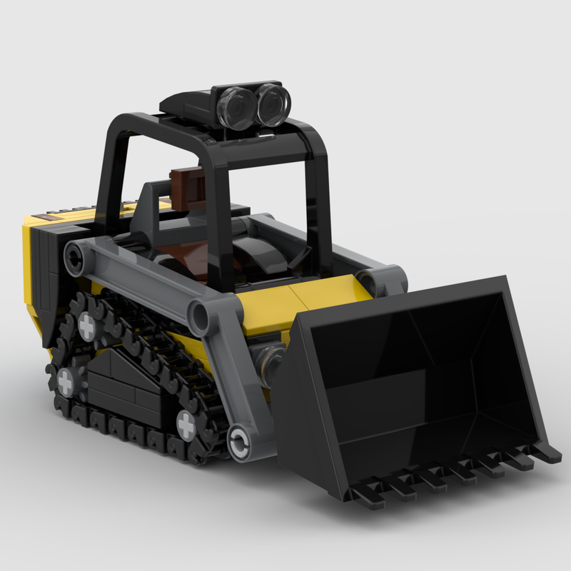LEGO MOC Tracked Skid Loader by SilverRhyme39 | Rebrickable - Build with LEGO