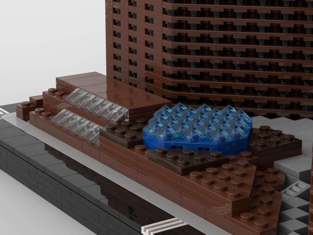 LEGO MOC Wells Fargo Center LA at 1/650th Scale by FunnyTacoBunny ...