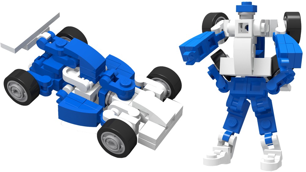 Lego Moc Transformers G1 Mirage Mini Mecha By Freshbricks Rebrickable