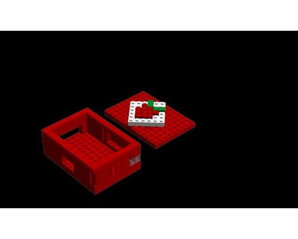 LEGO MOC Raspberry Pi Case by JJ2 | Rebrickable - Build with LEGO
