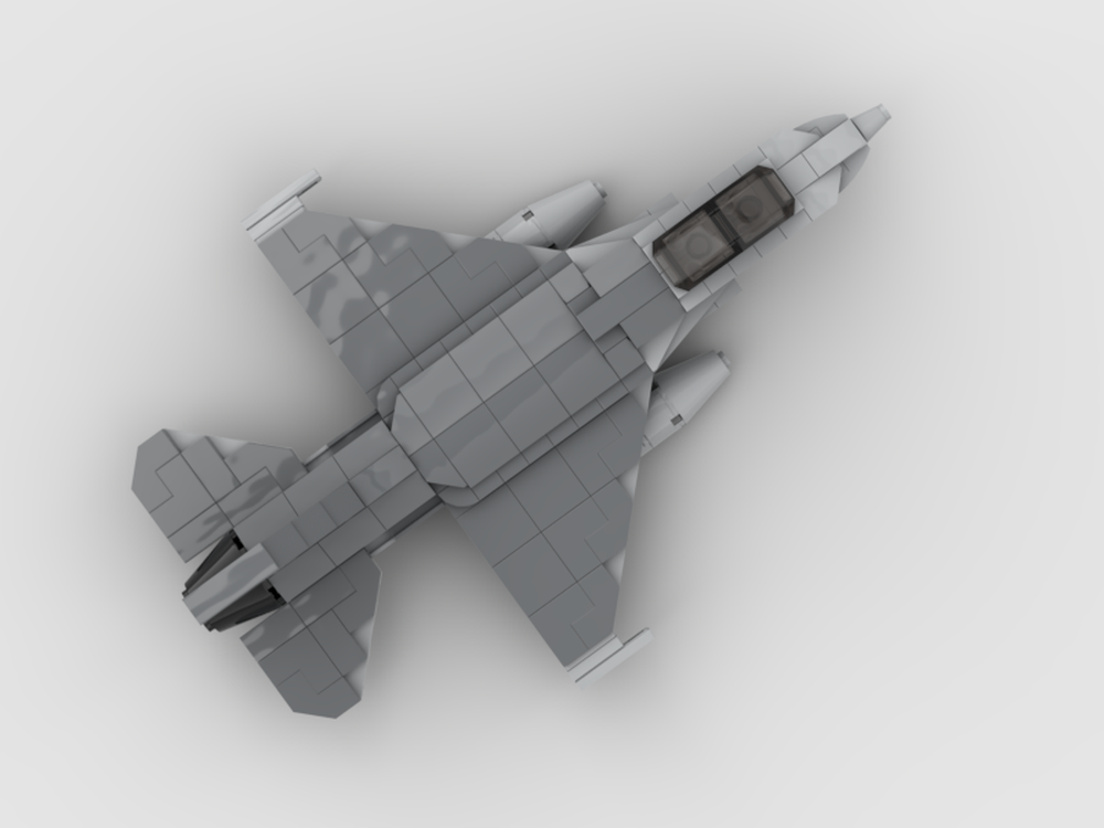 LEGO MOC F-16 fighting Falcon Mini-Scale by Brickosaurus | Rebrickable ...