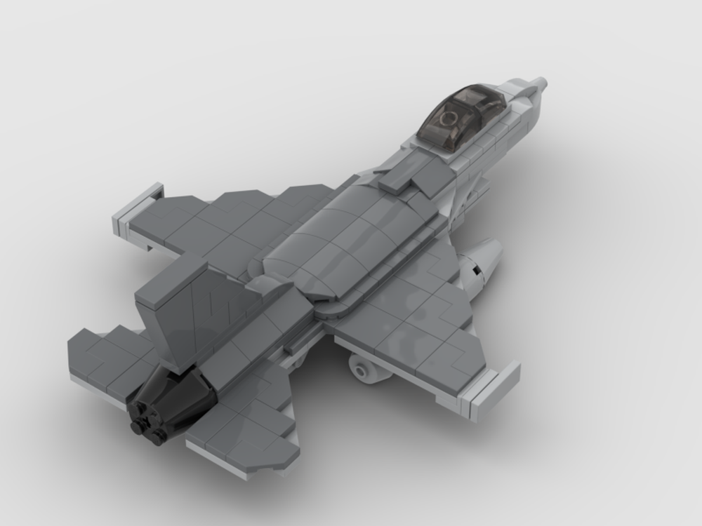 LEGO MOC F-16 fighting Falcon Mini-Scale by Brickosaurus | Rebrickable ...