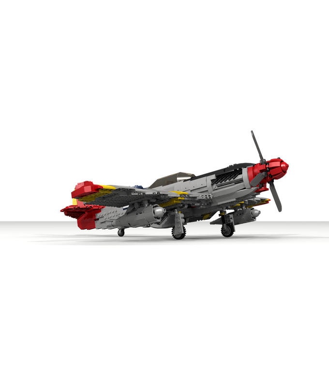LEGO MOC Aircraft - North American Mustang P-51D - Tuskegee Airmen ...