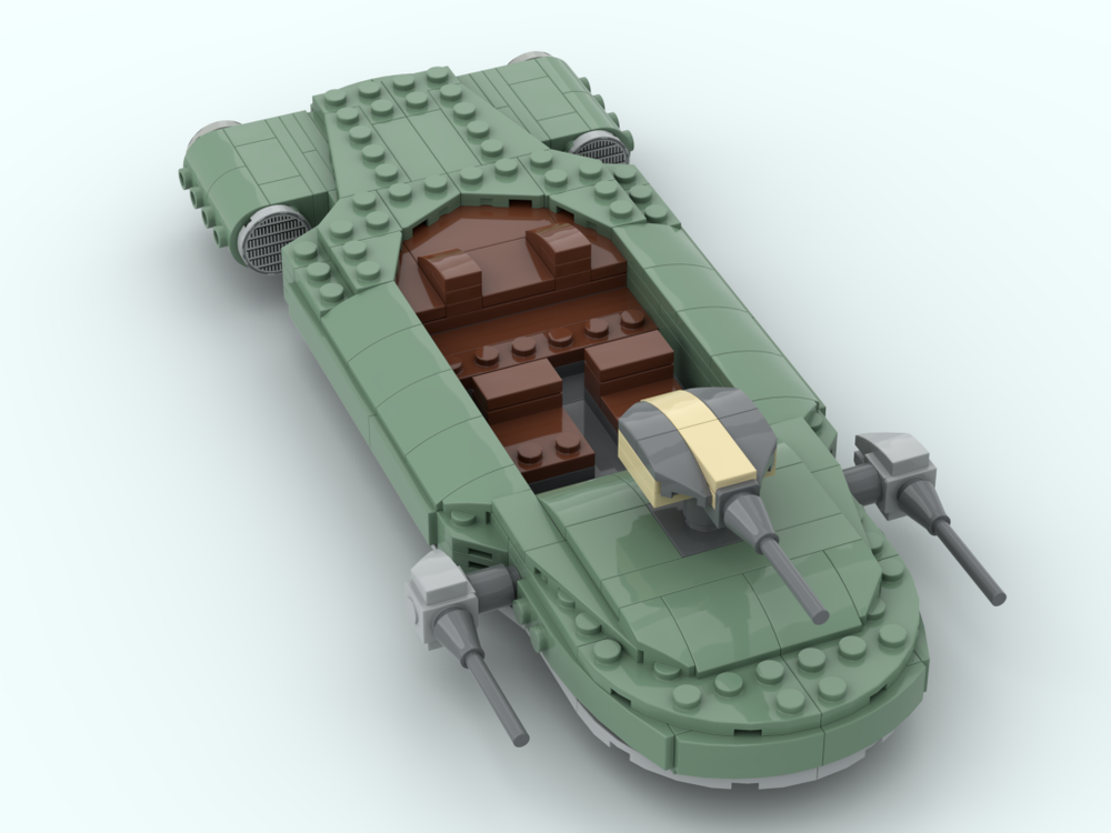 Lego Moc V 19 Landspeeder By Branduin Rebrickable Build With Lego