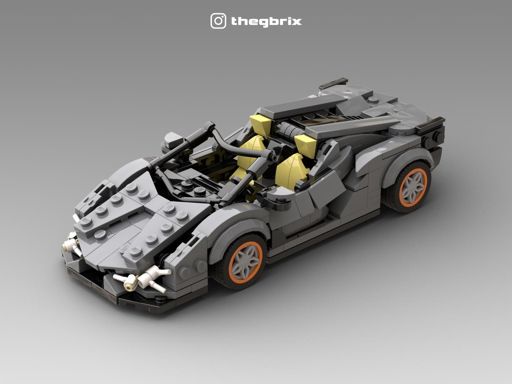 LEGO MOC Lamborghini Sian Roadster - Dark Bluish Gray by thegbrix ...