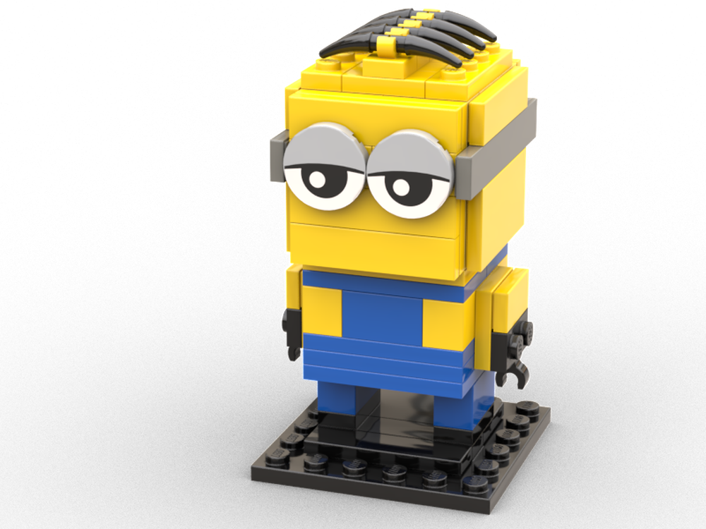 Lego Moc Brickheadz Minion By Noggels Rebrickable Build With Lego