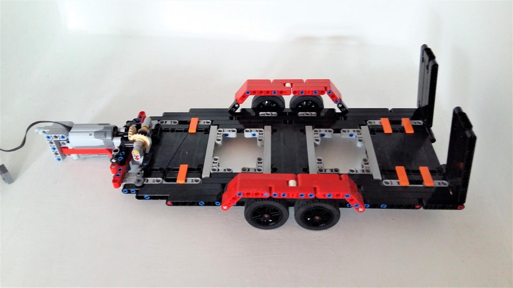 Lego Moc Recovery Trailer By Theoderic Rebrickable Build With Lego