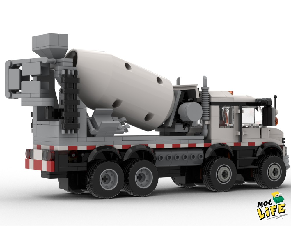 LEGO MOC Cement truck by MocLife | Rebrickable - Build with LEGO
