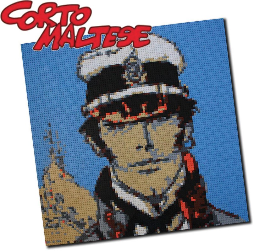LEGO MOC CORTO MALTESE - Brick Art Mosaic by Brickalive | Rebrickable ...